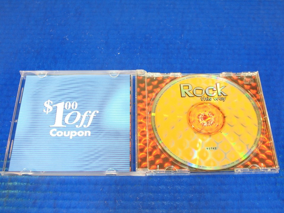 Rock This Way CD 15 Hits AC/DC Van Halen Foghat Dire Straits Depeche ...