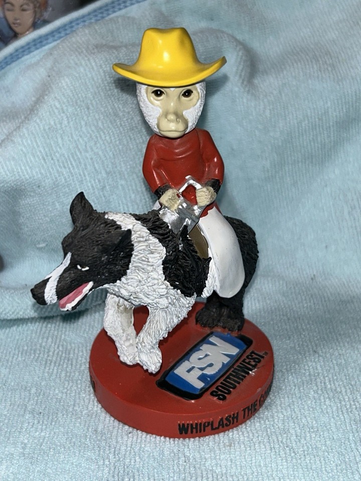 Whiplash The Cowboy Monkey Bobble Head Mesquite Championship Rodeo ...