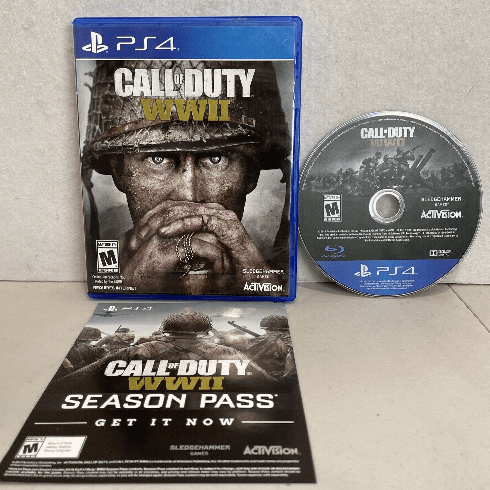Call of Duty WW2 Zombies WWII (Sony Playstation 4, 2017) PS4 World War ...