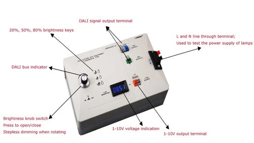 LED Dimmer Mutiple-Signal Generator DALI Tester Dimmer Knob Signal 1 ...