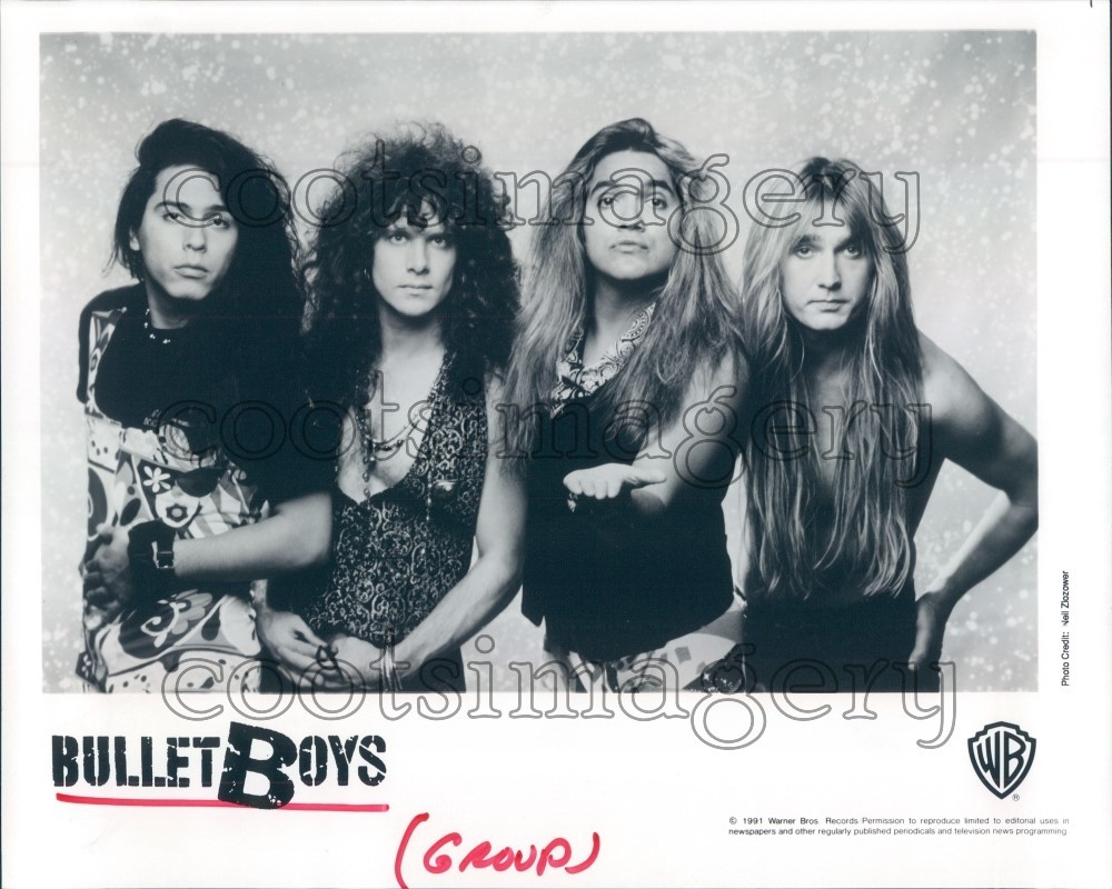 1991 Heavy Metal Band BulletBoys of Los Angeles Press Photo | eBay