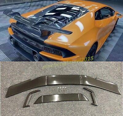 4PCS Real Carbon Fiber Car Rear Spoilers Racing Wing for Lamborghini ...