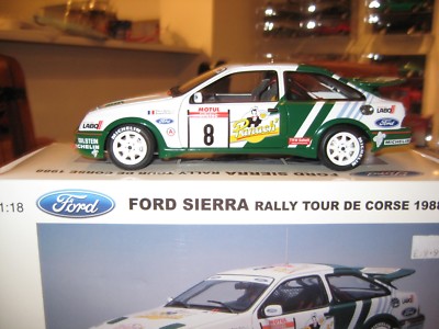 AUTOART FORD SIERRA COSWORTH # 8 TOUR DE CORSE 1988 WINNER DIDIER ...