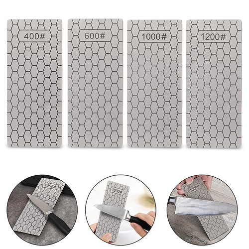 Diamond Sharpening Plate Sharpener Stone 400/600/1200/1000 Grits ...