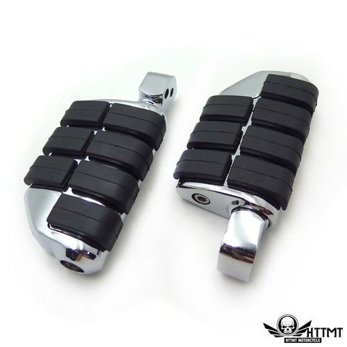 Chrome Dually Footpegs For Yamaha V-Star 1000 650 Royal Star V-Max ...