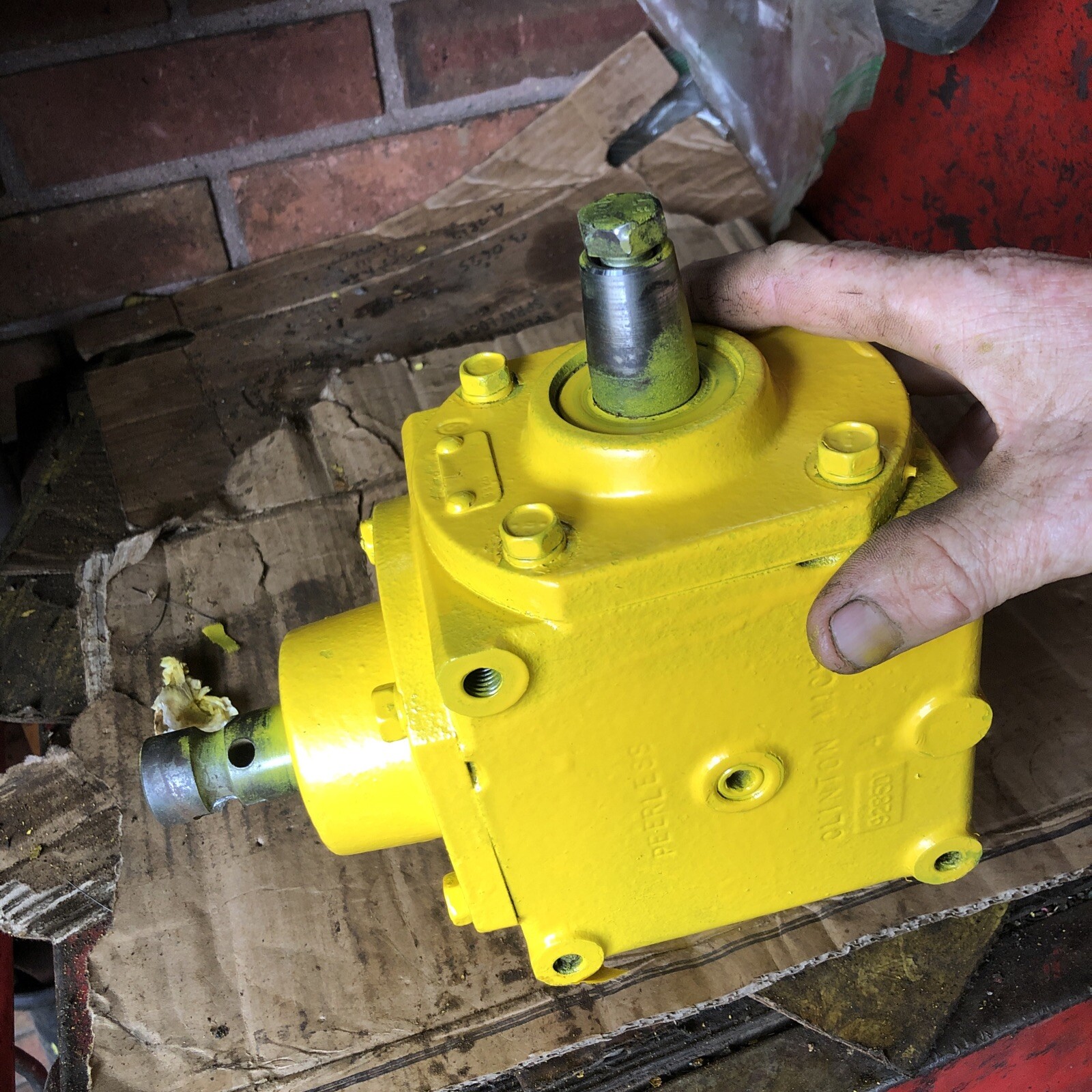 655 755 855 955 JOHN DEERE 60 MOWER DECK M02734 GEARBOX PEERLESS 1100 ...