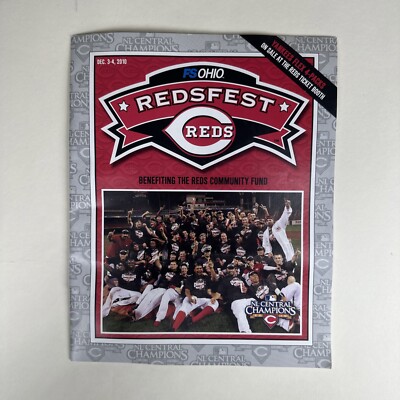 Cincinnati Reds FS Ohio RedsFest Dec 3-4, 2010 Program NL Central ...