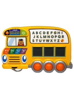 Vintage 2005 Vtech Letter Sounds Learning Bus Toy Alphabet Phonics ...