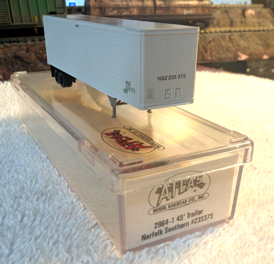 N Scale Atlas 45' Intermodal Trailer Norfolk Southern Rd# NS 235375 NIB ...