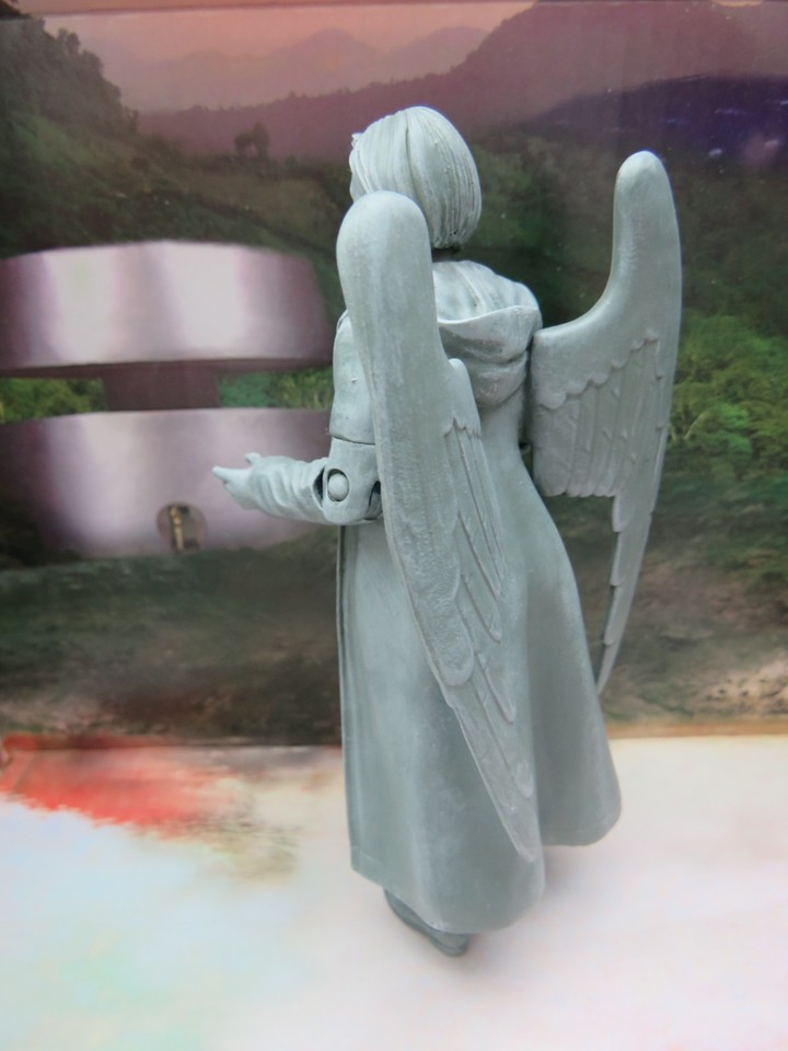 DOCTOR WHO FIGURE CUSTOM * 13TH DOCTOR WEEPING ANGEL * VILLAGE OF ...