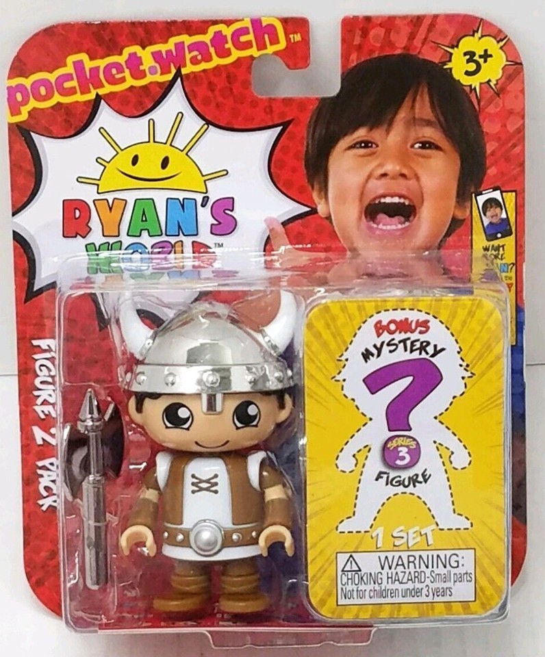 Ryan's World Action Figure 2 pack, 1 mystery, Series 3 or 4 YOU CHOOSE ...