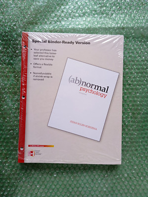 Abnormal Psychology Looseleaf by Nolen-Hoeksema 9780077516154 | eBay ...