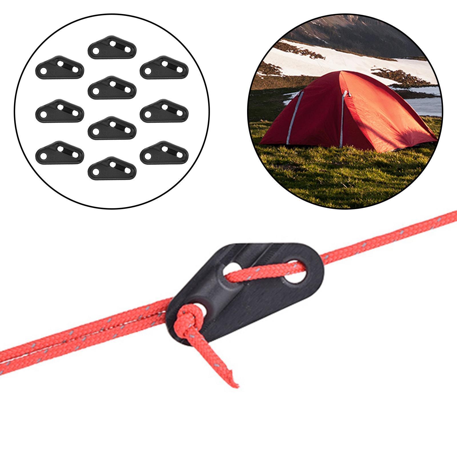 2X 10x Wind Rope Buckles guyline Triangle Plastic Buckle for | eBay