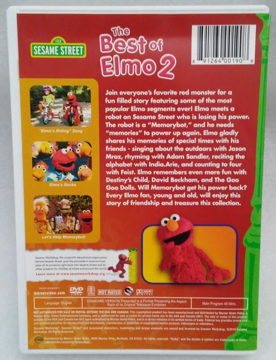 Sesame Street The Best Of Elmo Dvd