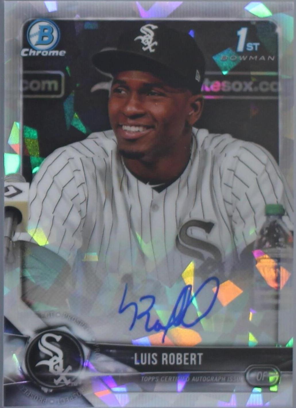 2018 Bowman - Chrome Prospect Autographs Luis Robert #CPA-LR Atomic ...