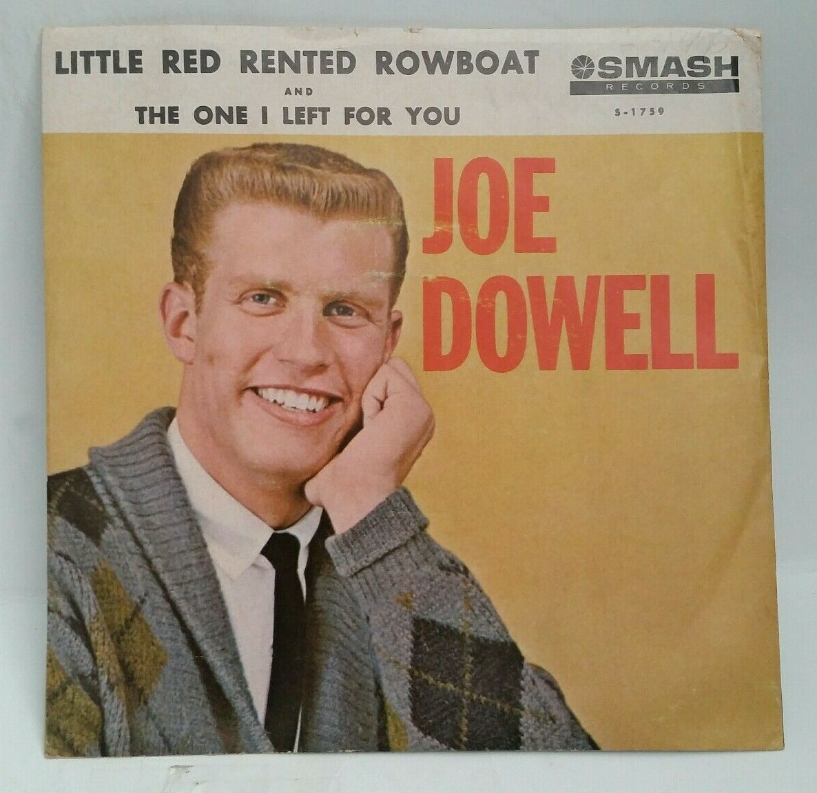 Joe Dowell LITTLE RED RENTED ROWBOAT (ROCK 45/PS) #1759 PLAYS VG++ NO ...