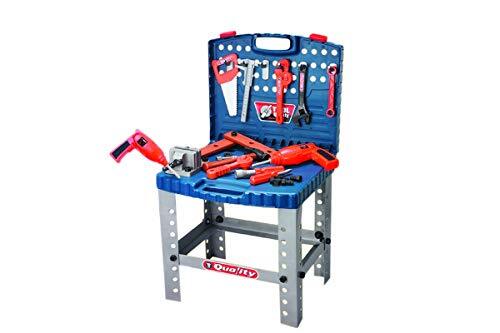 Childrens Work Bench Workshop Kids Play Tools Set Construction Toy ...