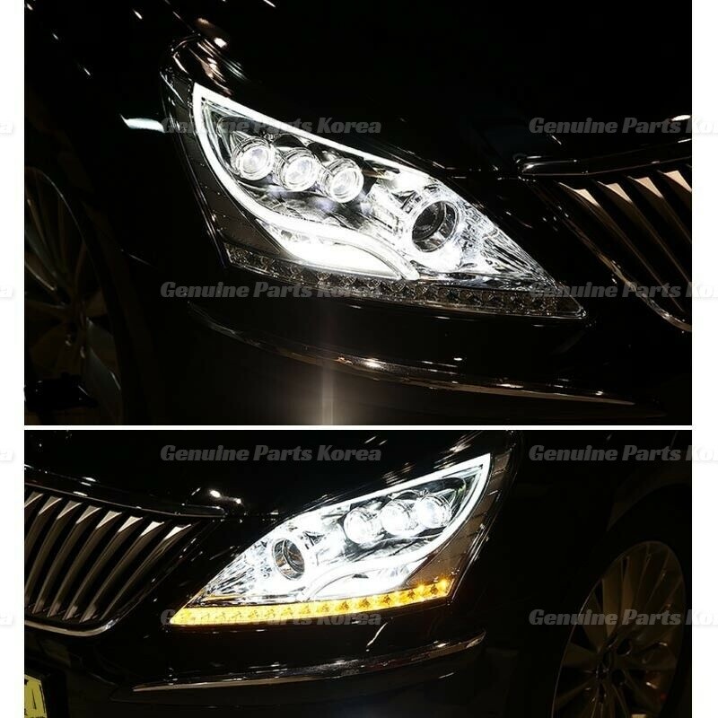 2013-2015 Hyundai Equus Genuine LED Head Lamp Head Light Assy LH RH ...