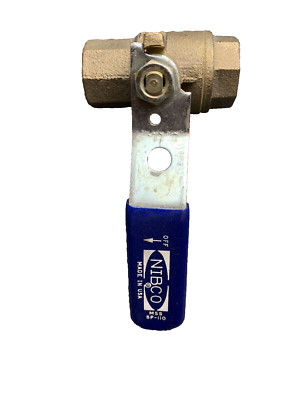 Nibco Ball Valve Bronze 1/2" Threaded T-585-70 *FREE SHIPPING* | eBay