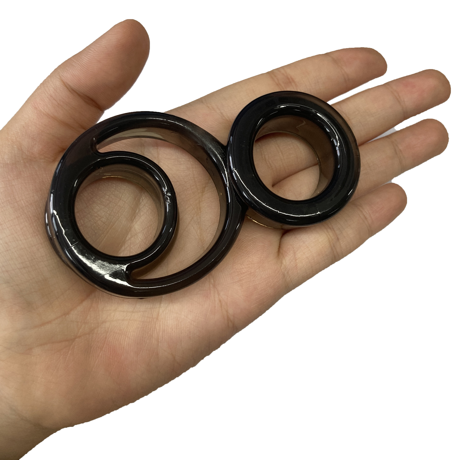 Male Penis Cock 3 Rings Sling Erection Ball Stretcher Enhancer Sex Toys ...