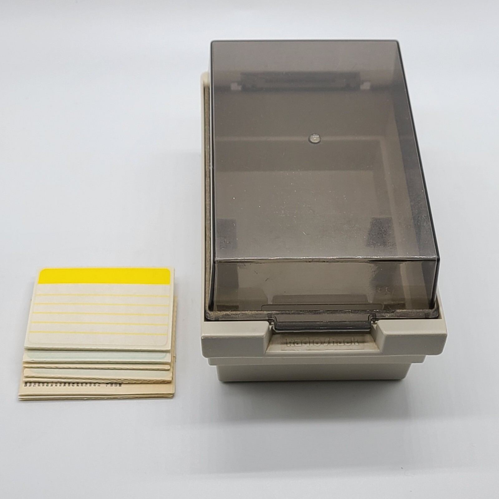 Radio Shack Computer 3.5" Floppy Disc Holder Storage Container Vintage ...