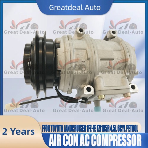 AC Compressor Air Con Fit for Toyota Landcruiser 1FZ-FE FZJ105R 4.5L ...