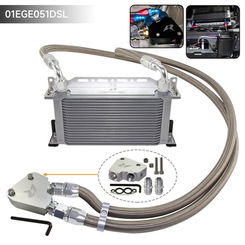19 Row Engine Oil Cooler Kit For Chevrolet LS1 LS2 LS3 LS6 LS7 4.8L 6 ...