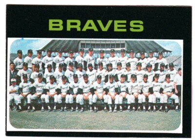 1971 Topps High Number #652 Atlanta Braves Team Card | eBay