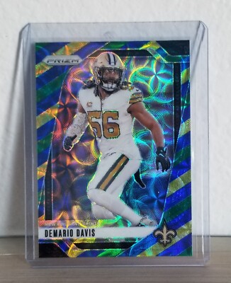 DEMARIO DAVIS 2024 Panini Prizm Choice Exclusive Blue Yellow Green ...