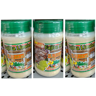 X3 New Sazonador Fajita Limon Seasoning El Pariente 7.0 Oz ea (200g ...