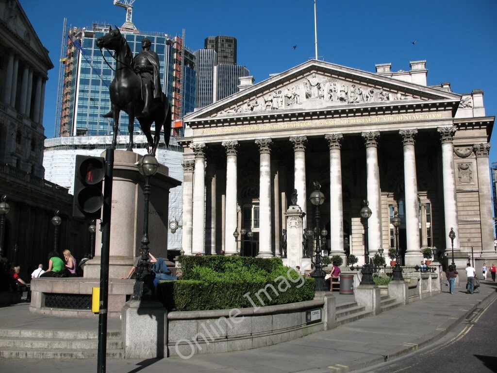 Photo 6x4 Royal Exchange, EC3 London Now reduced to a shopping centre ...