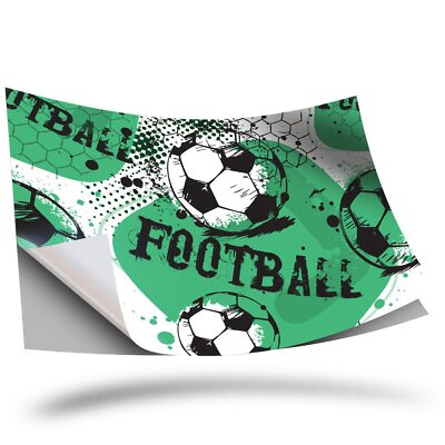 1 x Vinyl Sticker A3 - Football Funky Pattern Kids Boys #24610 | eBay UK