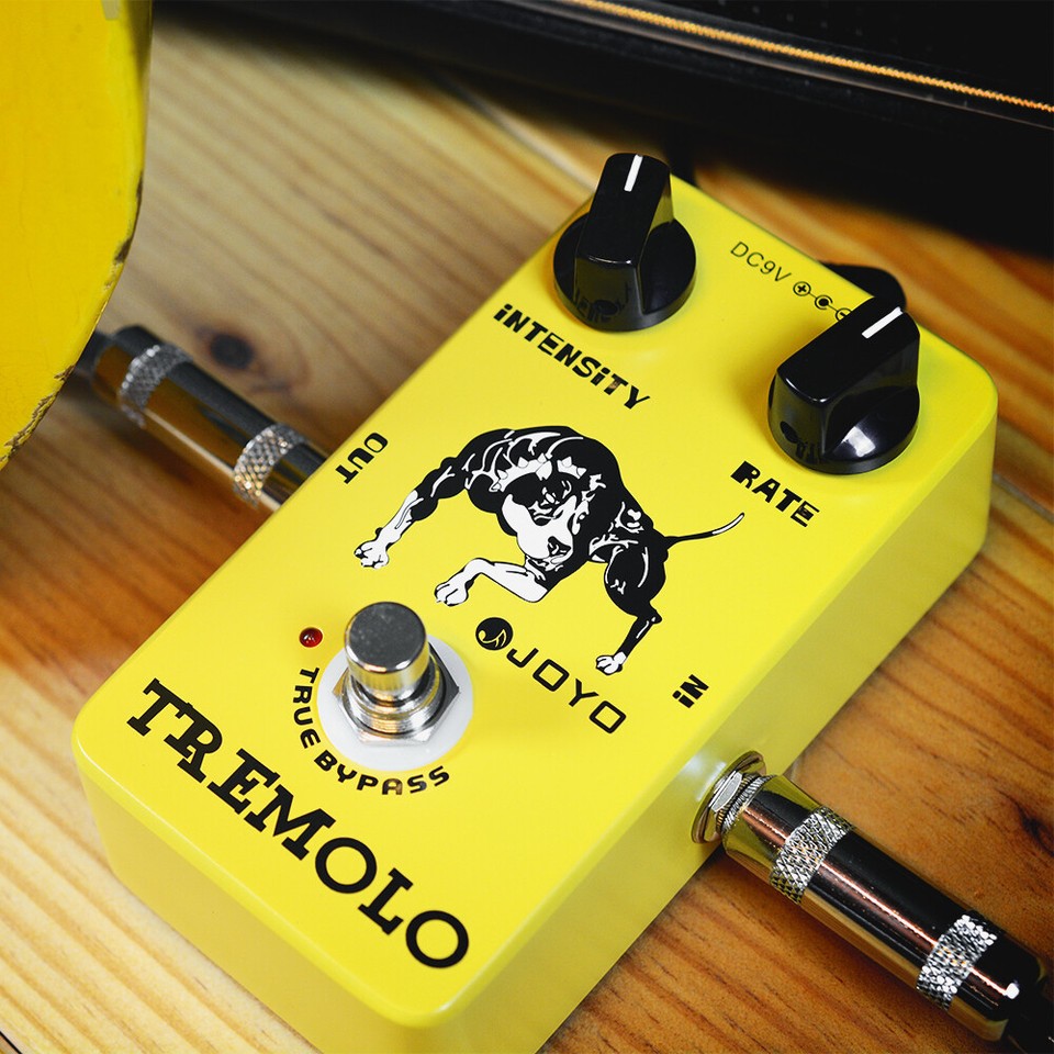 JOYO Tremolo Electirc Guitar Effect Pedal Pure Analog Tube Circuitry ...