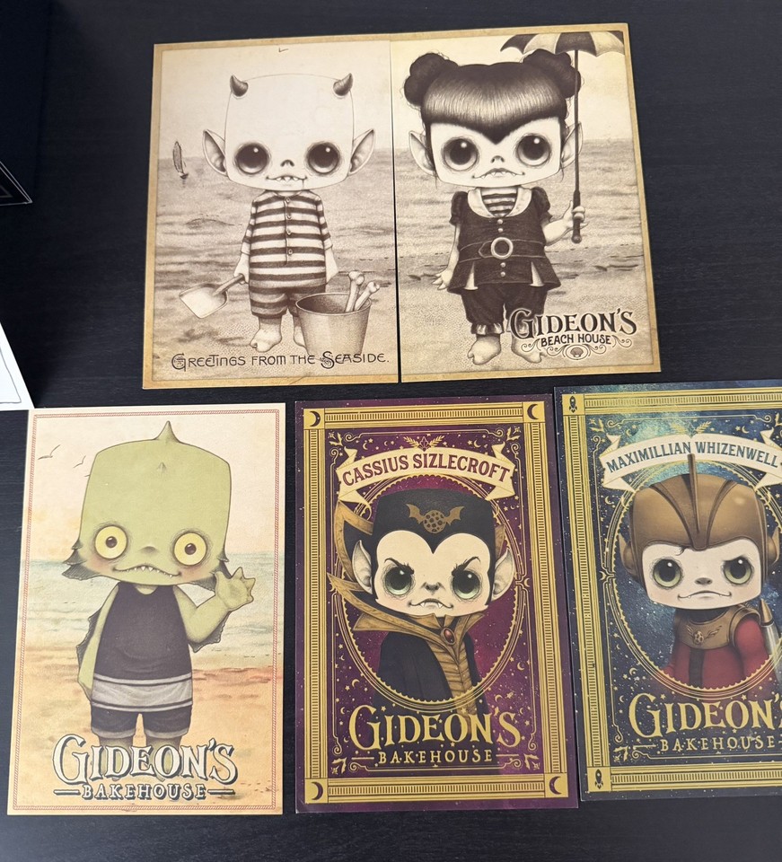 Gideon’s Bakehouse Set of 12 Menu Cards 2025 &2026 | eBay