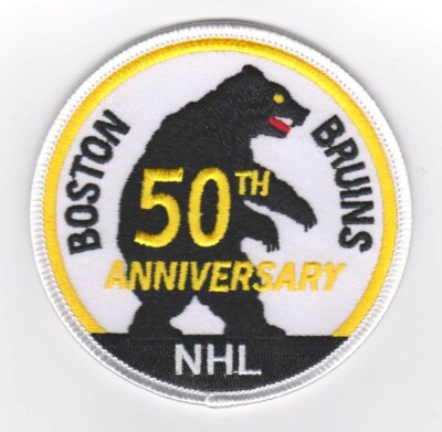 NHL Boston Bruins 50th Anniversary Patch Rare | eBay