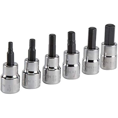 CRAFTSMAN Hex Bit Socket Set, 3/8" Drive, Metric, 6-Piece (CMMT34448 ...