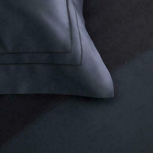 RARE $550+tax FRETTE DOUBLE AJOUR DOPPIO 2 KING SHAMS MINERAL DARK NAVY ...