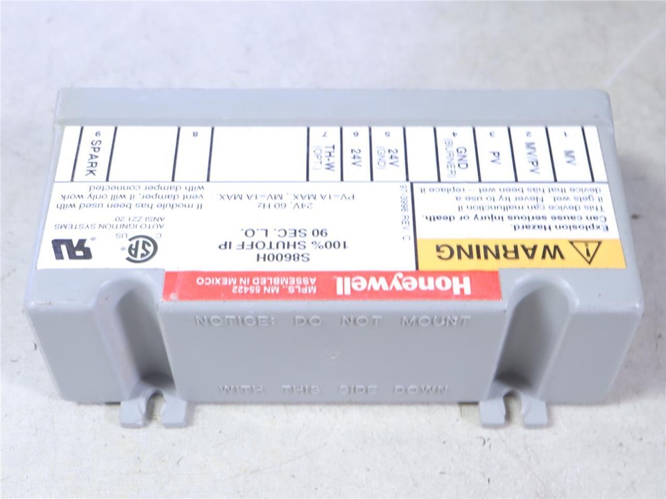 Honeywell S8600H Pool/Spa Furnace Ignition Control Module S8600H1055 | eBay