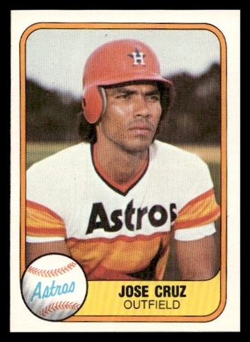 1981 Fleer #60 Jose Cruz Houston Astros Baseball card | eBay