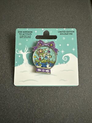 Disney Parks 2022 Christmas Gift Card Buzz Lightyear Green Aliens Toy ...
