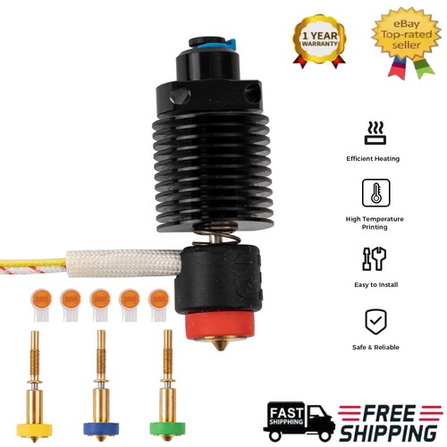 E3D Revo Creality Ceramic Hotend Kit Toolless Nozzle Change for Ender 3 ...