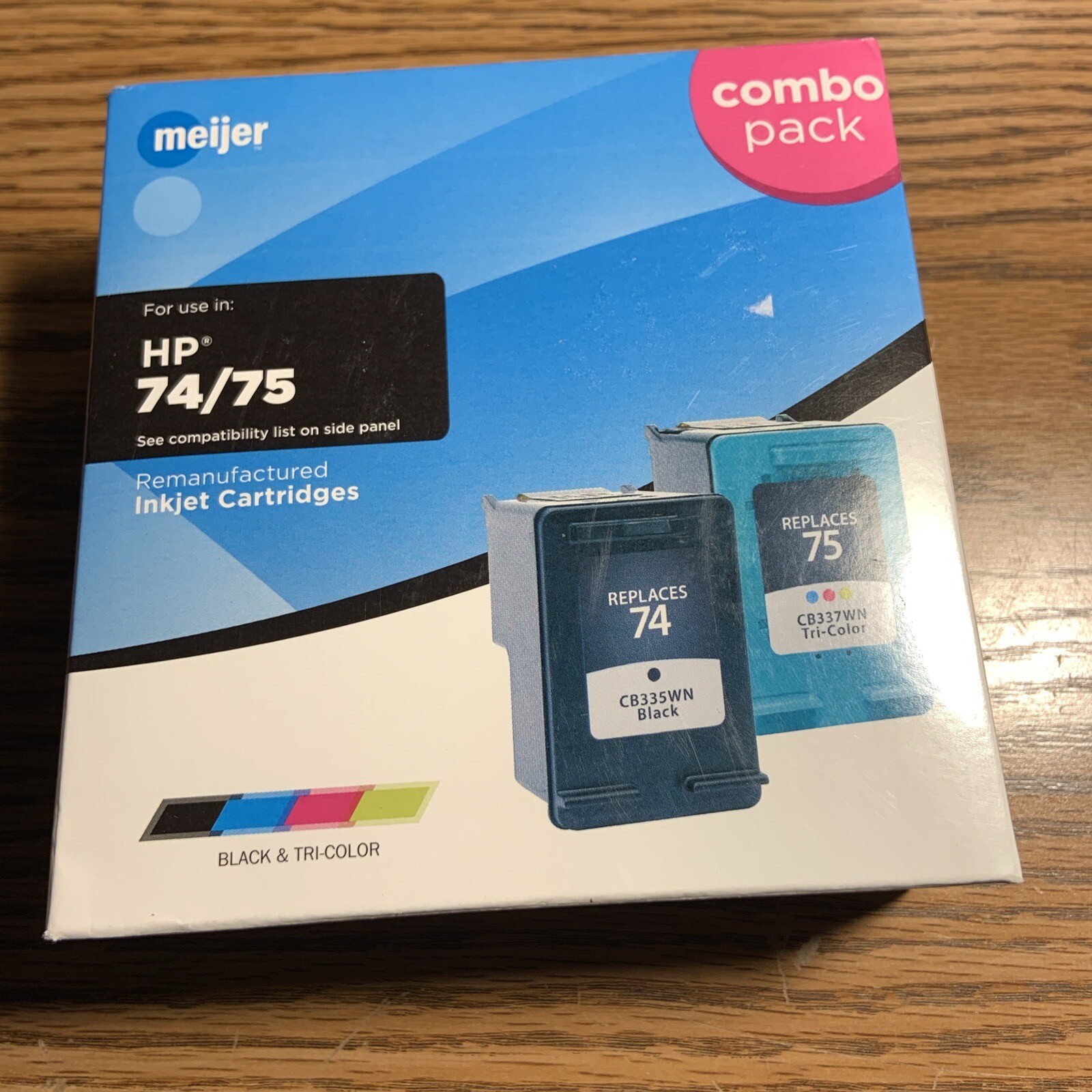 Meijer HP74/75 Inkjet Cartridge CB336WN/CB337WN Black +Tri-color | eBay