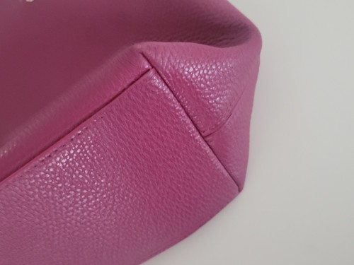 Coach Women's Pebbled Small Sophia Tote Purse SV/ Cyclamen Tote Fuscia ...