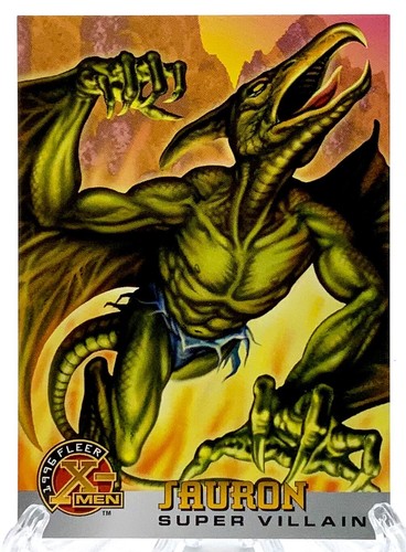 1996 Fleer Marvel X-Men Sauron Super Villain #74 Karl Lykos Trading ...