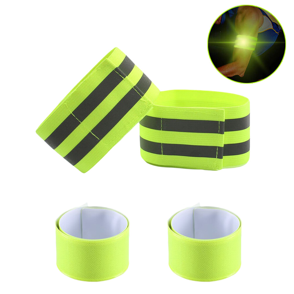 Reflective Wristbands 2pcs Reflectors For Runners Cycling Walking | eBay