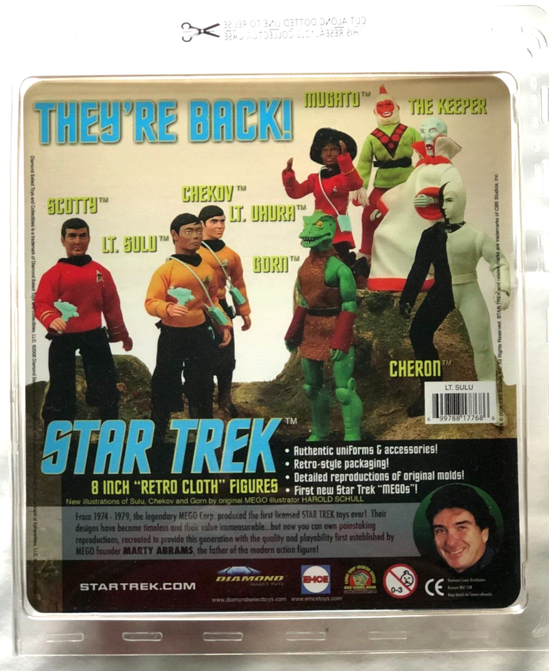STAR TREK TV Series EMCE MEGO 8 inch Action Figure - Lt. SULU (George ...