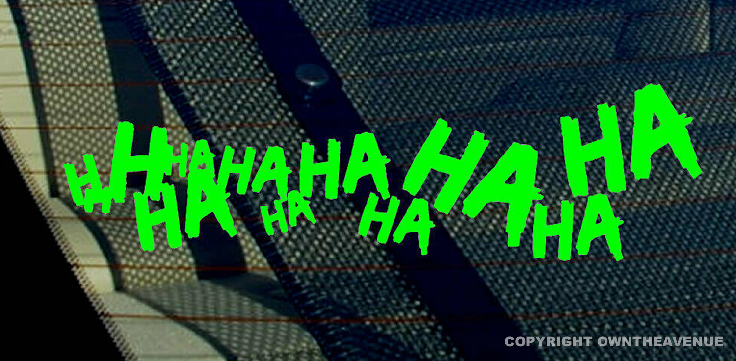 Joker Hahaha Serious Super Bad Evil Body Car Lime Green Sticker Decal 7 ...
