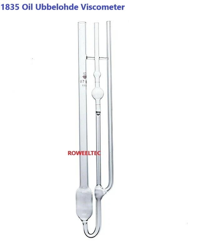 Ubbelohde Viscometer Capillary Oil Movement Glass Viscosity, 43% OFF