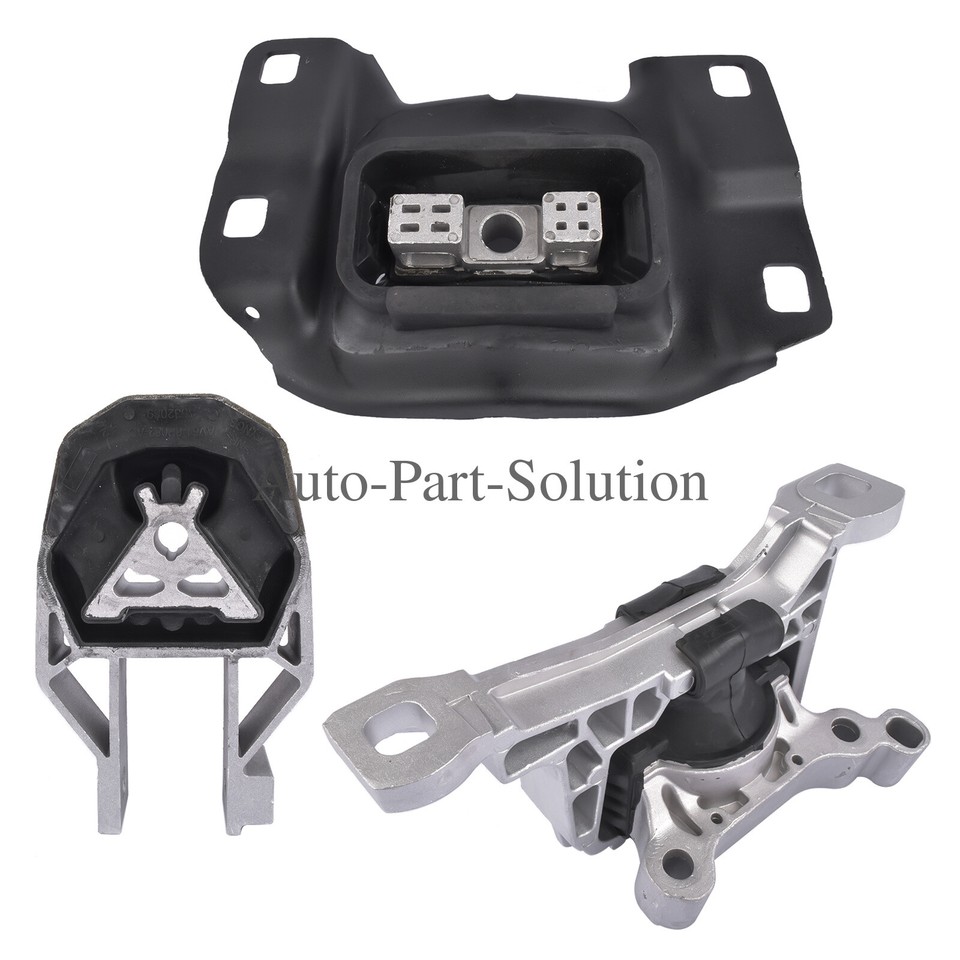 3* Engine & Transmission Mounts Set for Ford Escape 1.5L 2017-2019, 1 ...
