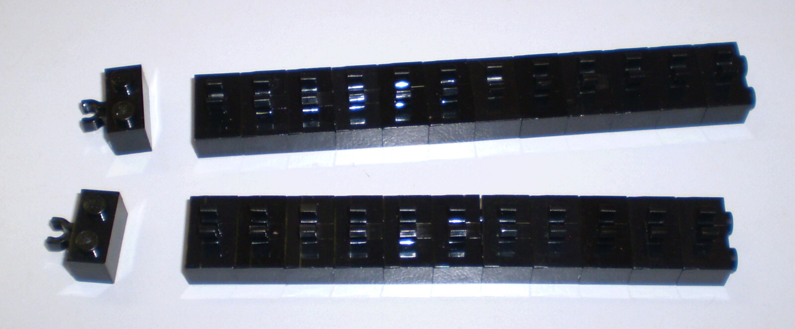 LEGO White 1x2 Brick With Vertical Clip Part 30237 for sale online | eBay